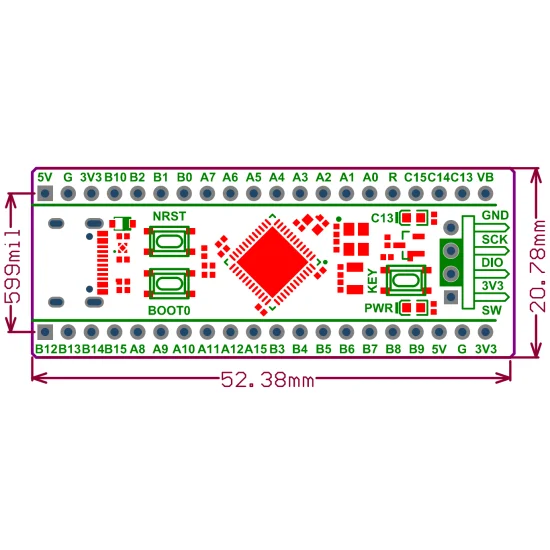 Kit phát triển STM32F411CEU6 Blackpill - dke.vn - Cần Thơ