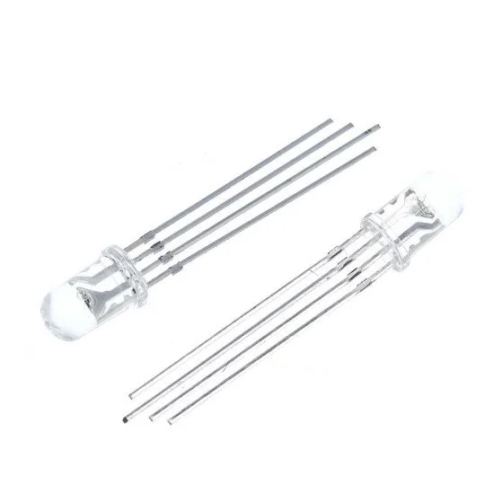 Led 3 màu 4 chân (RGB) 5mm (trong) - dke.vn - Cần Thơ