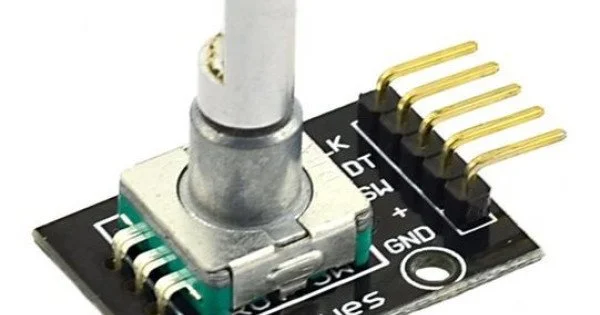 Mạch volume xoay rotary encoder 360 độ HW-040 - dke.vn - Cần Thơ